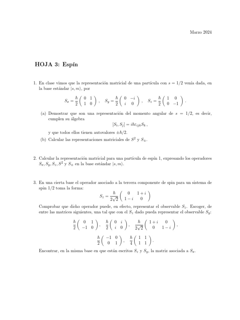 MCII Hoja3 Spin | PDF