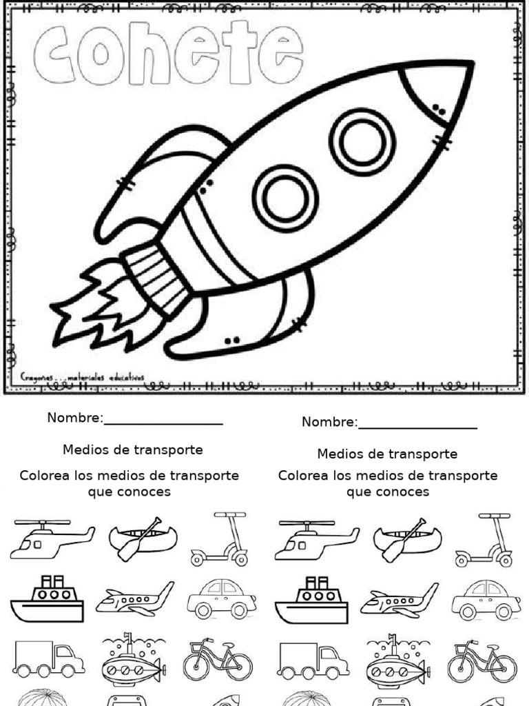 Actividades Medios de Transporte | PDF