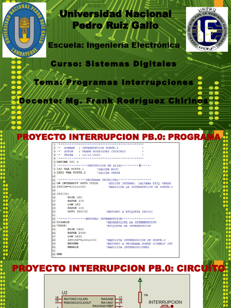 2 Programas Interrupciones | PDF