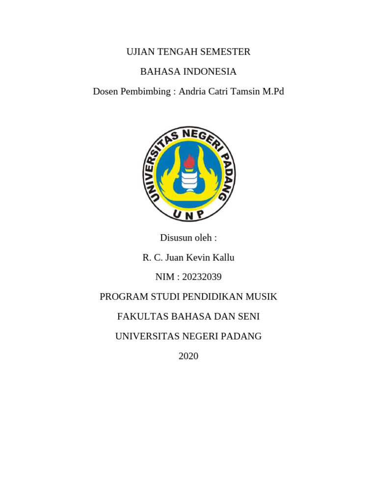 UTS B Indonesia | PDF