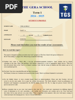 Sample GESE Grade 5 Topic Form PDF | PDF | Career & Growth