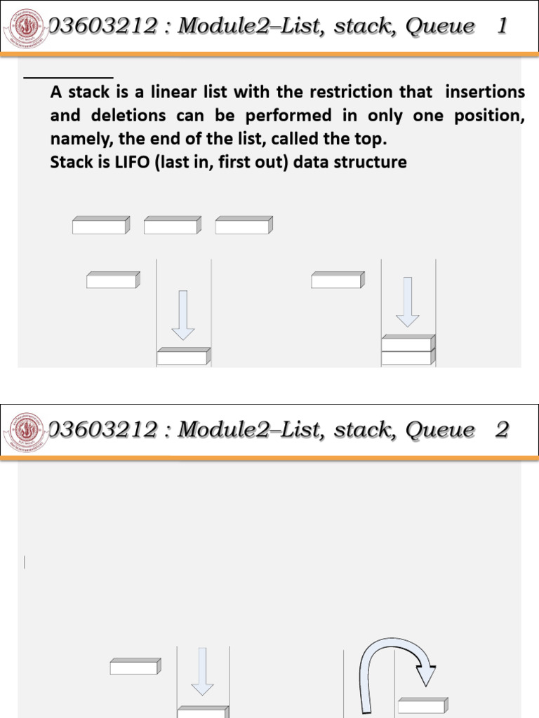 ADT-6-StackQueue (1) | PDF ADT-6-StackQueue (1) | PDF