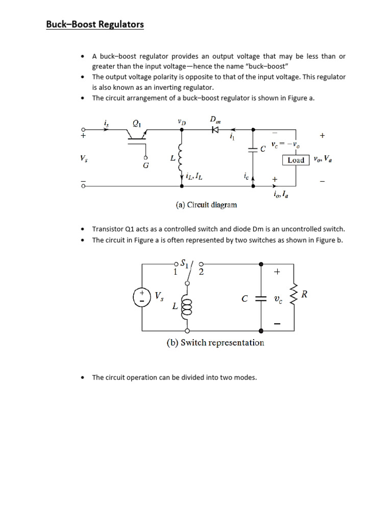 Buck Boost Regulator Pdf