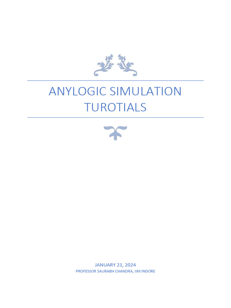 Anylogic Tutorials - SCP | PDF