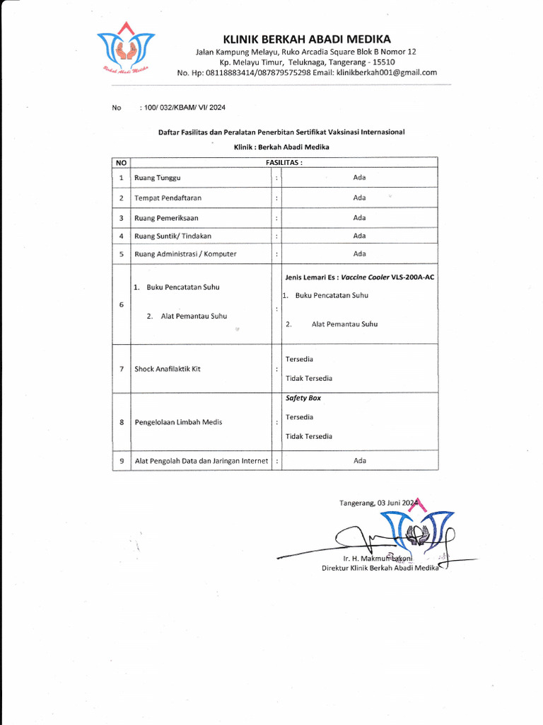 6 Daftar Fasilitas Kkp Pdf
