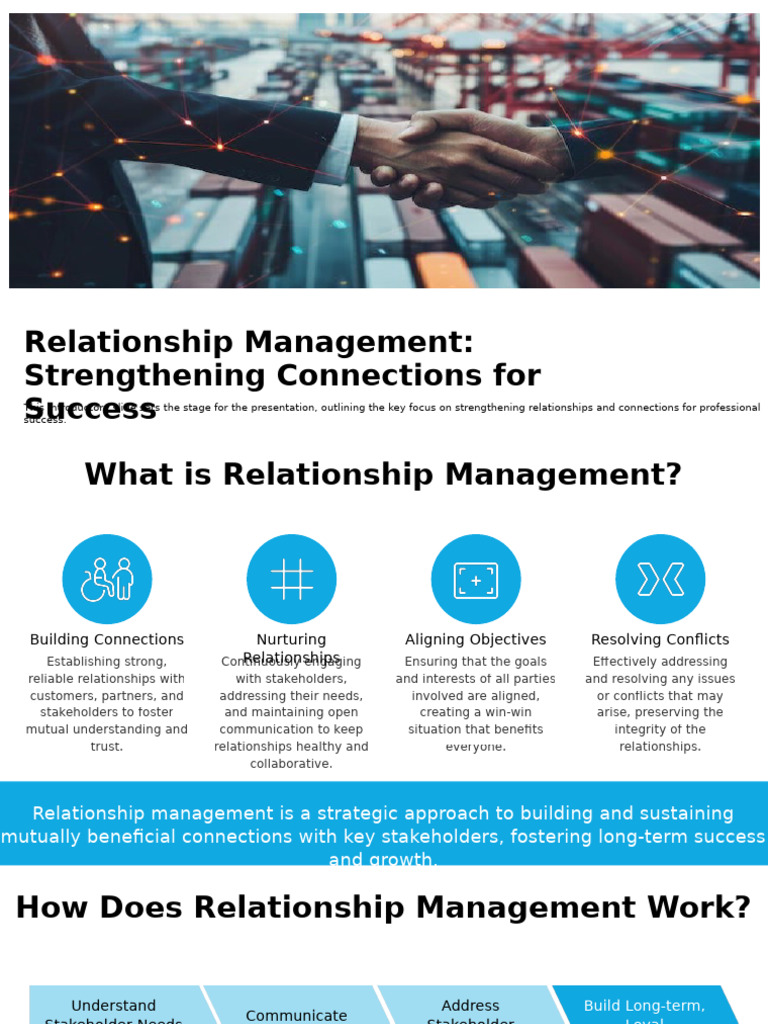SCM S2 Chapter 10 Relationship Management Strengthening Connections For ...
