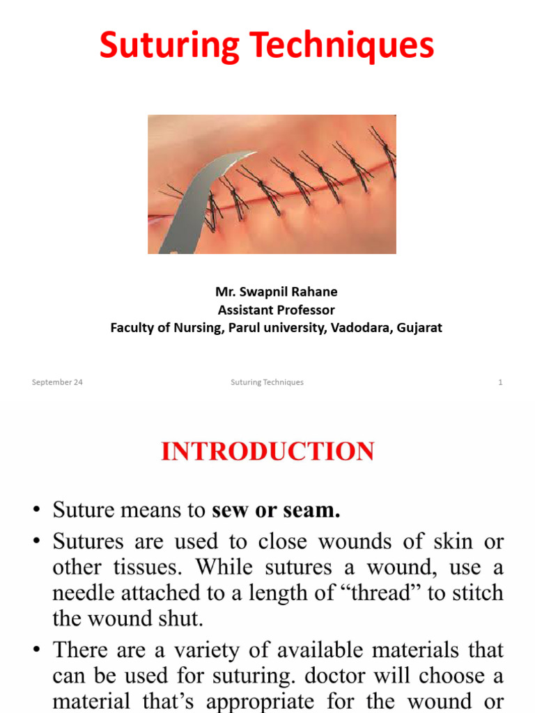 Suture PPT 24924 Final | PDF