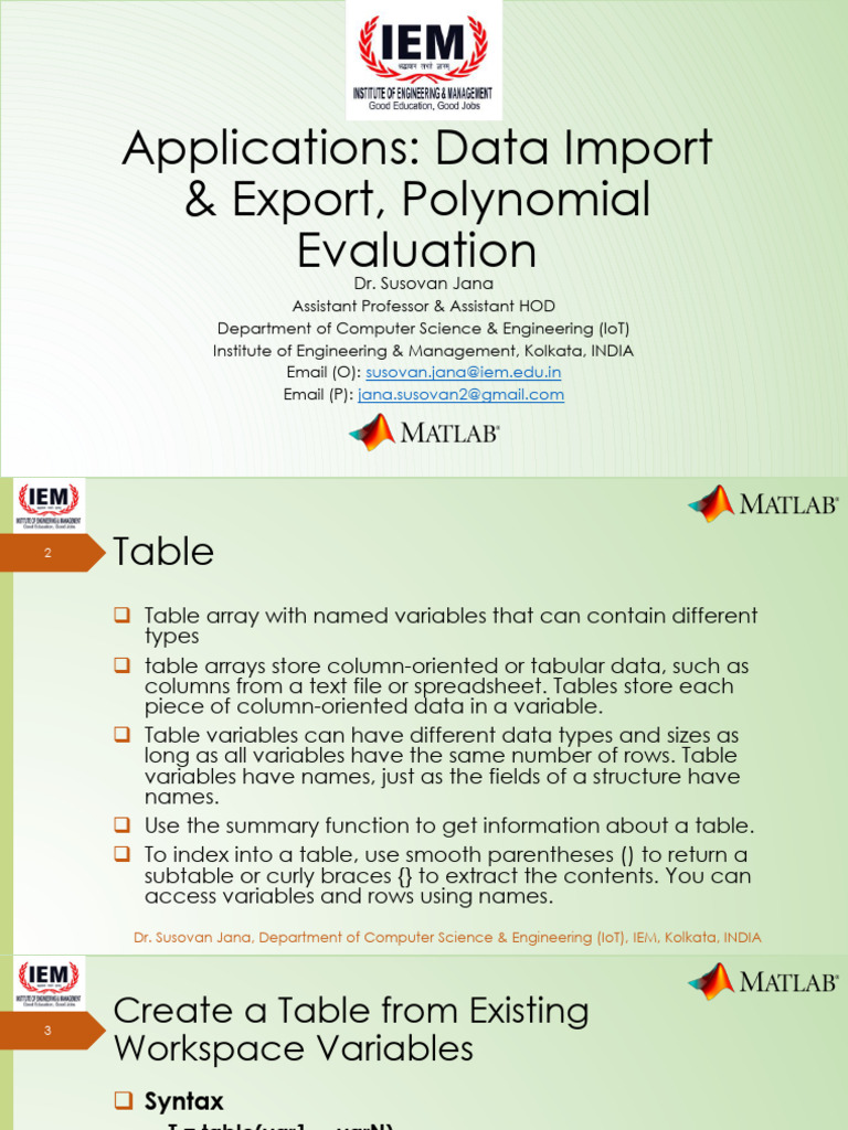 6_MATLAB_Applications | PDF