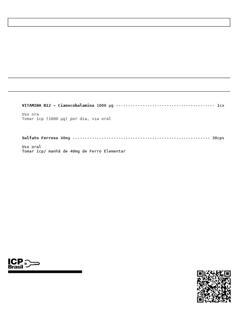 Vitamins Receipt | PDF