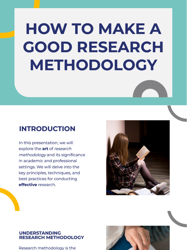 How To Make A Good Research Methodology | PDF