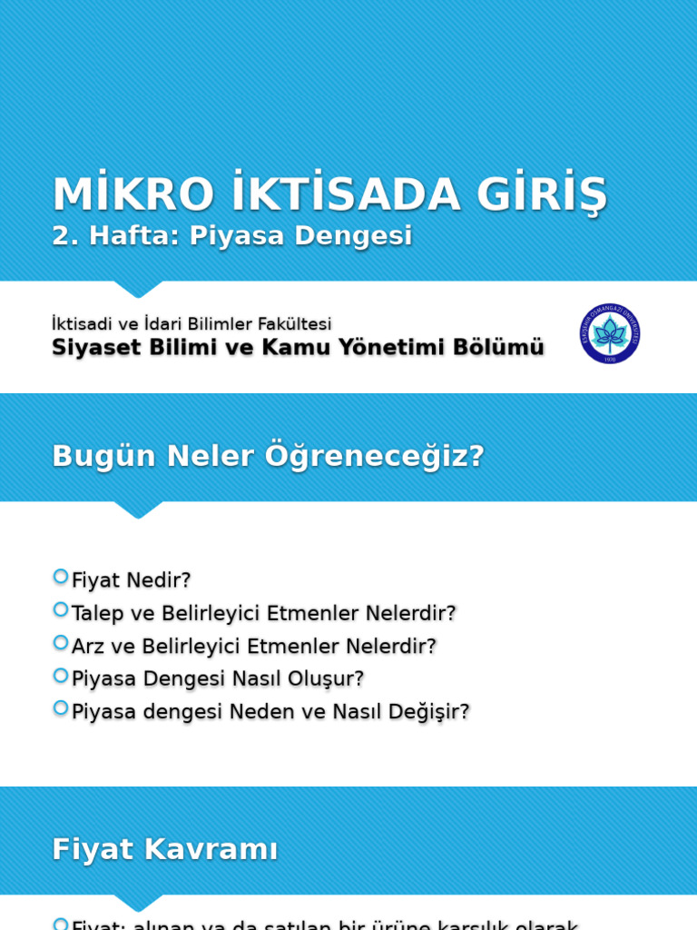 Mikro 2.hafta | PDF