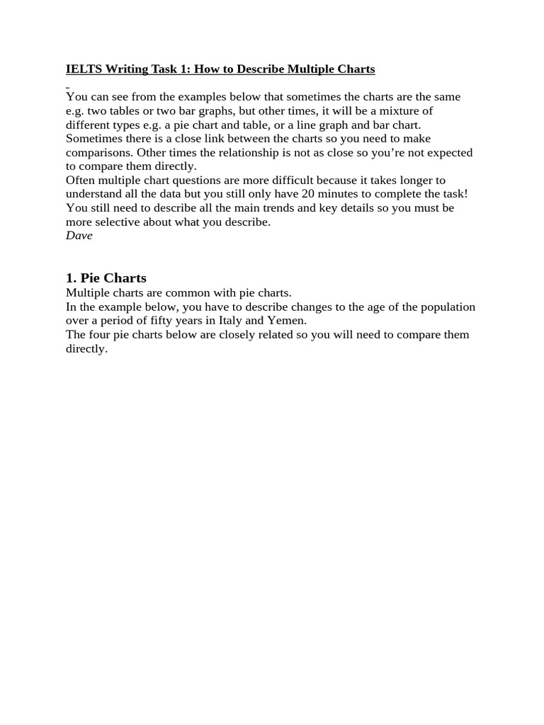 Task 1 Multiple Charts Tips | PDF