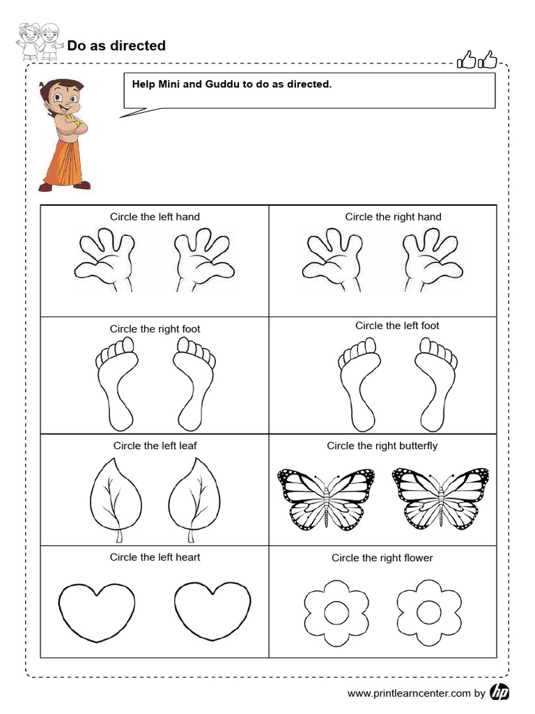 Do As Directed Worksheet | PDF