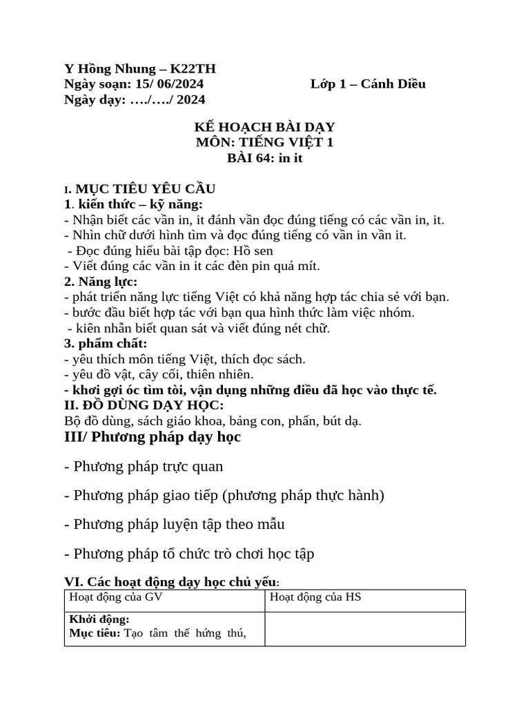 Bài 64 y H NG Nhung PPDHTVTH | PDF