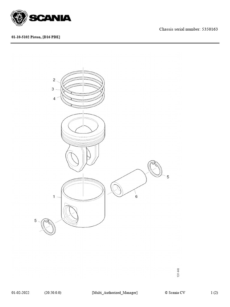 D16 Piston Only | PDF