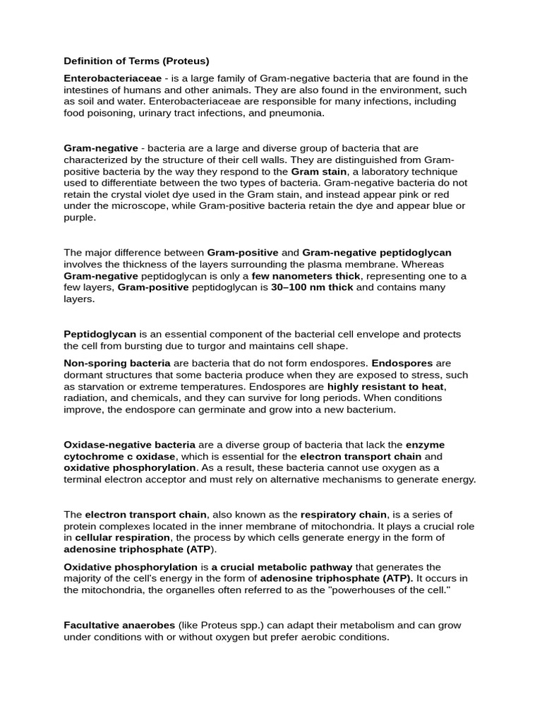 Definition of Terms (Proteus) | PDF