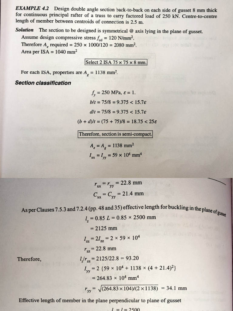 Design Double Angle Back-To-Back | PDF