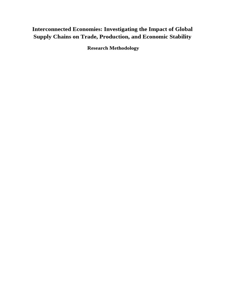 Research Methodology | PDF