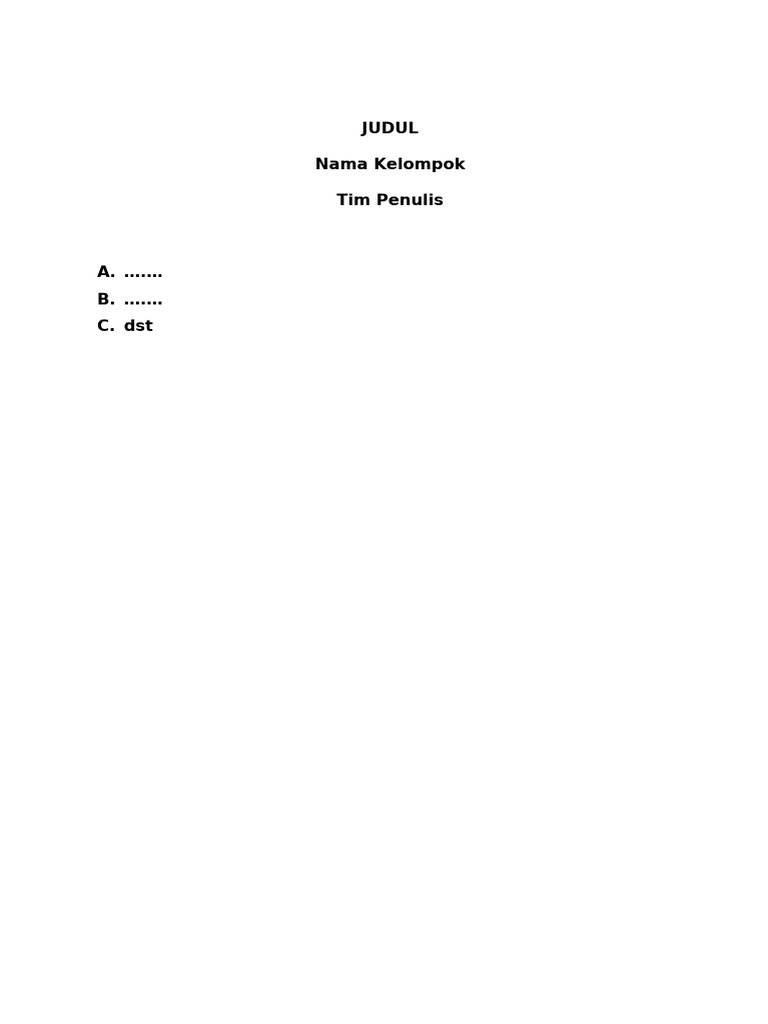 Template Makalah Dasar-Dasar Pengembangan Kurikulum | PDF