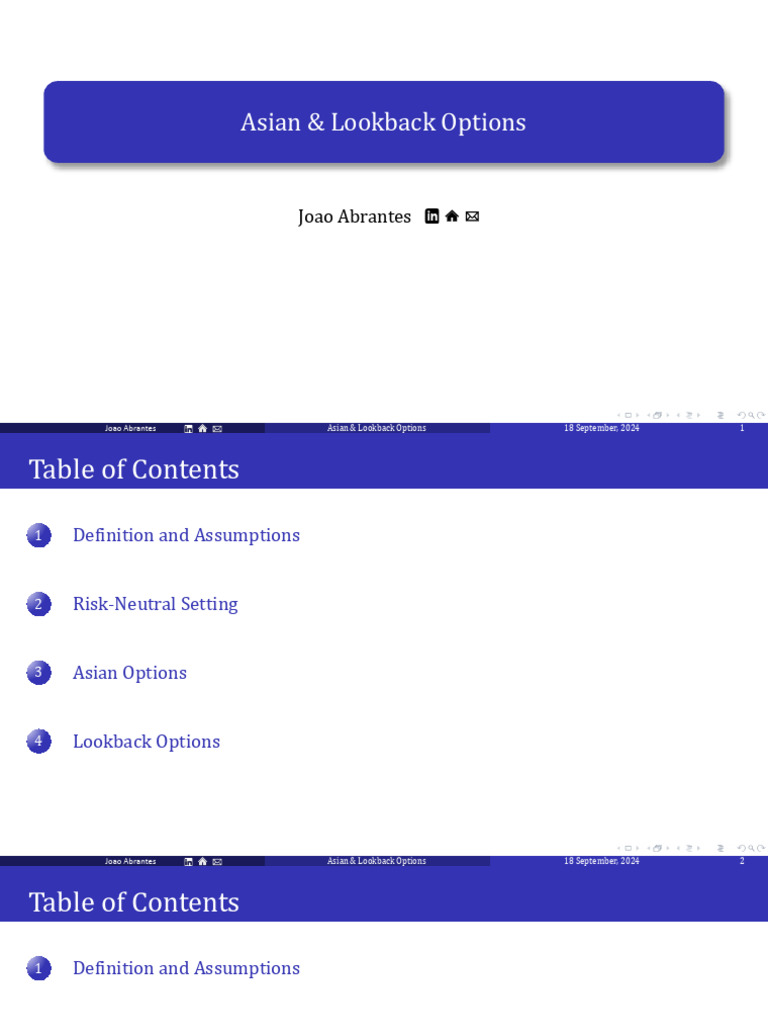 Asian Lookback Options 1727801271 | PDF