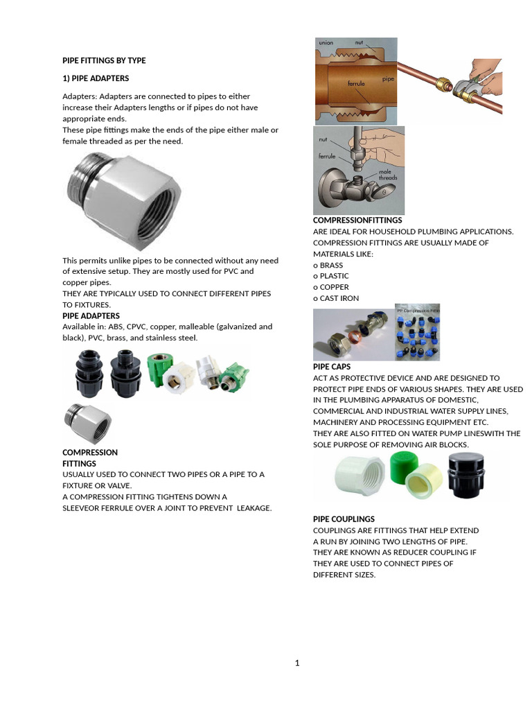 Pipe Fittings by Type | PDF
