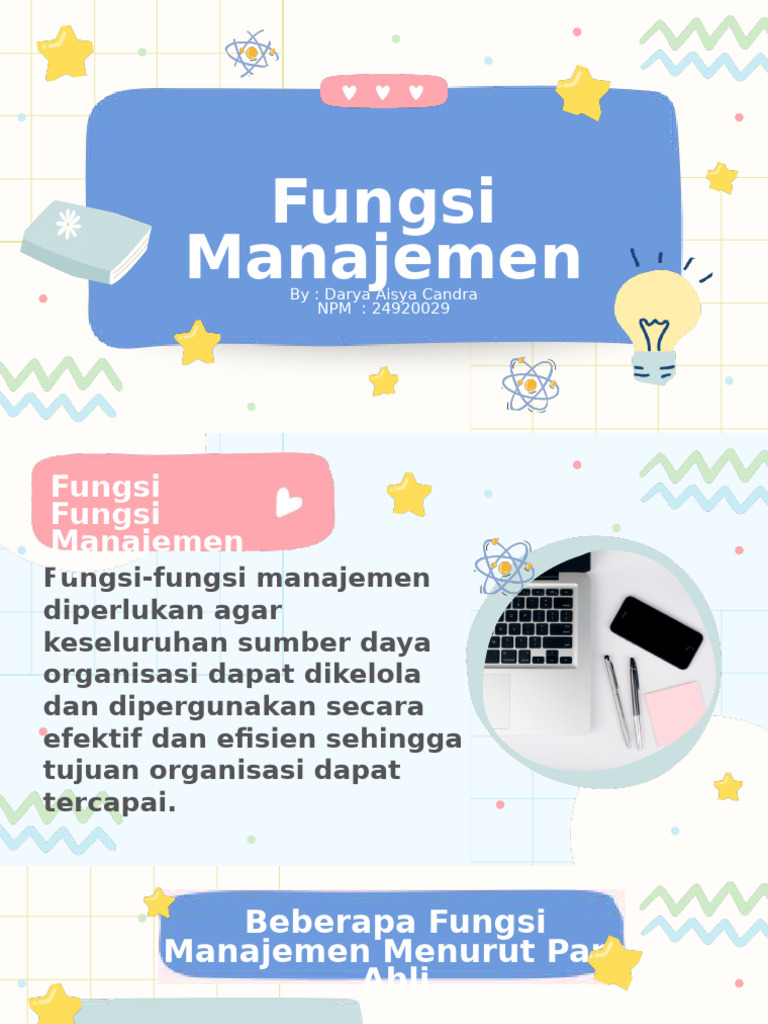 Darya Aisya Fungsi Manajemen | PDF