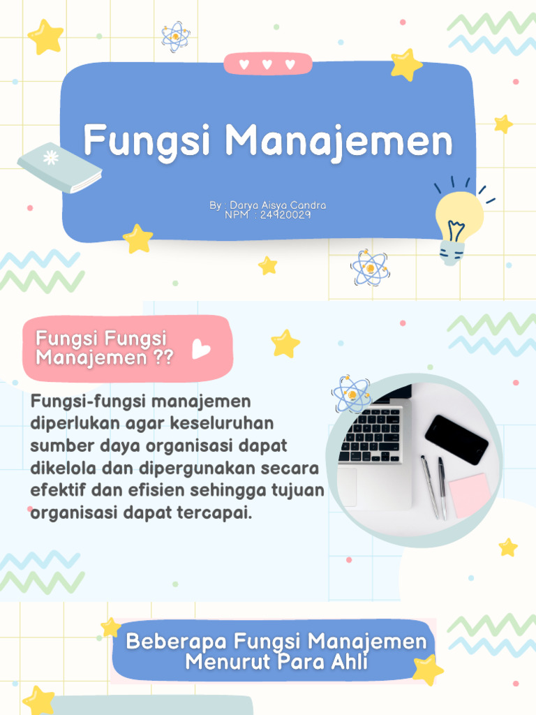 Darya Aisya Fungsi Manajemen | PDF