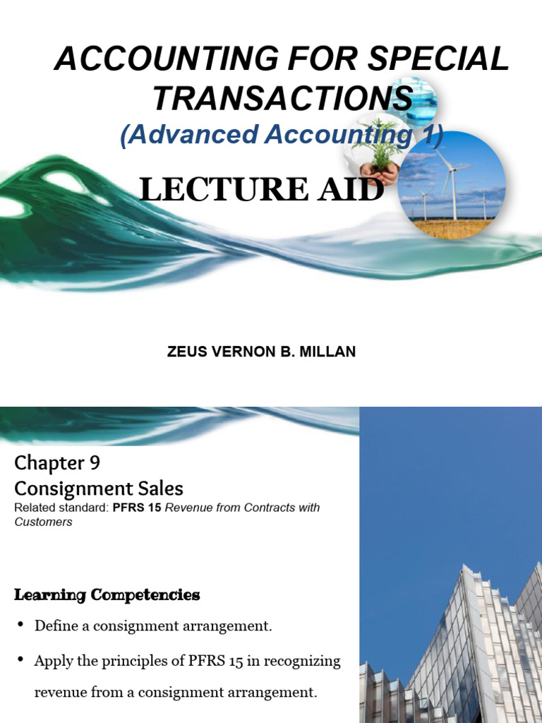Consignment Sales Accounting Overview | PDF