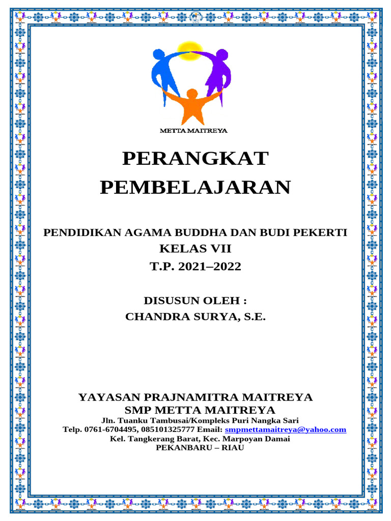 01 Cover Perangkat Pembelajaran SMP | PDF