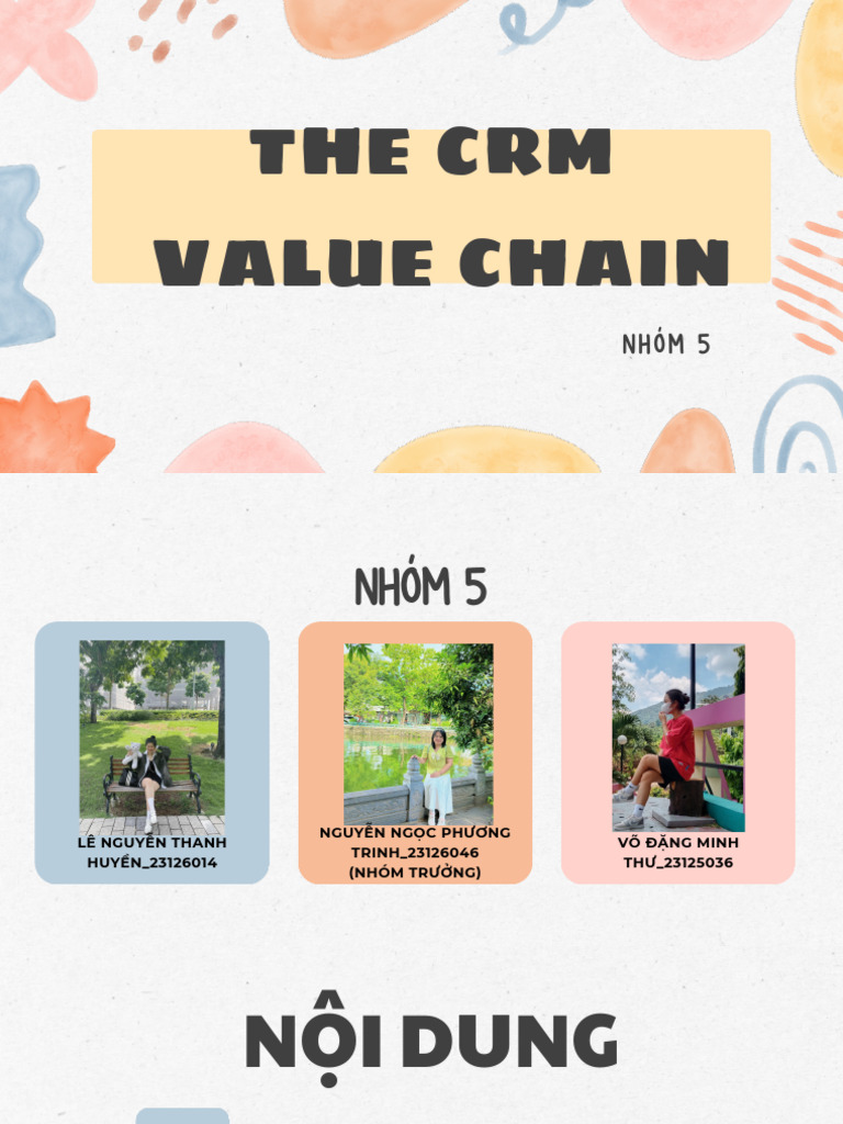 CRM Value Chain - Nhóm 5 | PDF