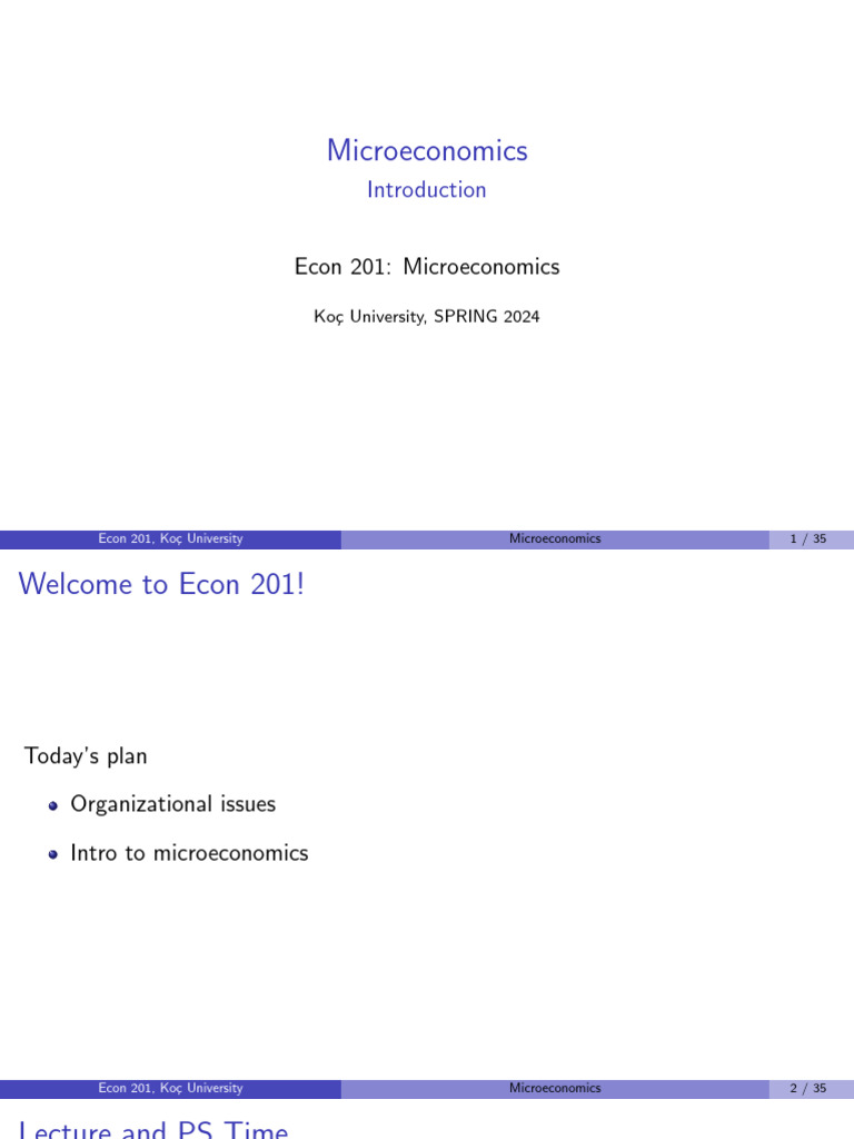 Lecture 1 - SP24 | PDF