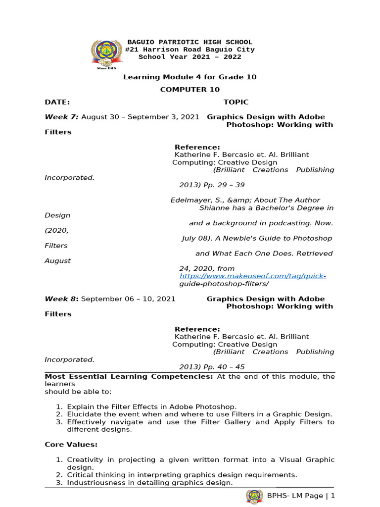 Week 7 and 8 Module Grade 10 | PDF