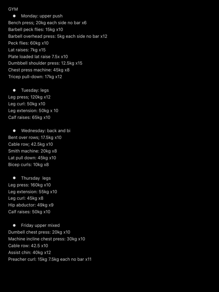 Gym | PDF