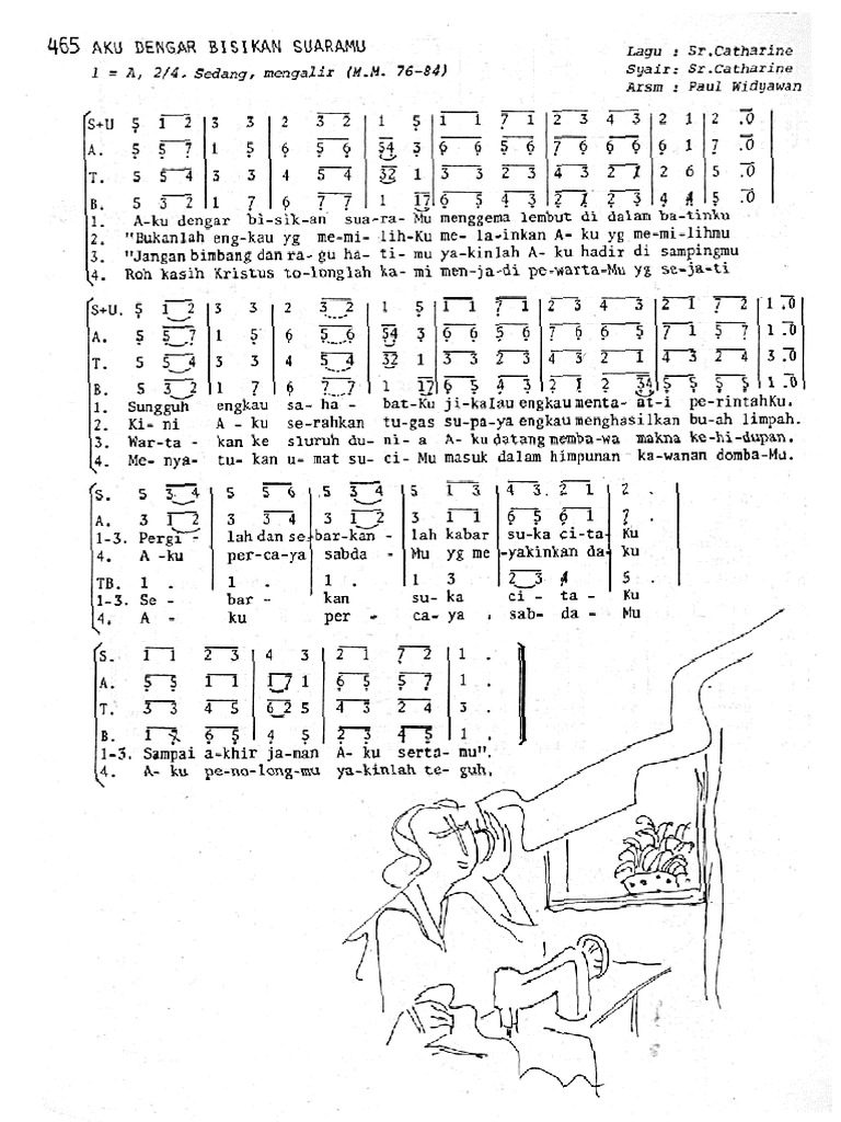 Aku Dengar Bisikan SuaraMu - MB 465 | PDF