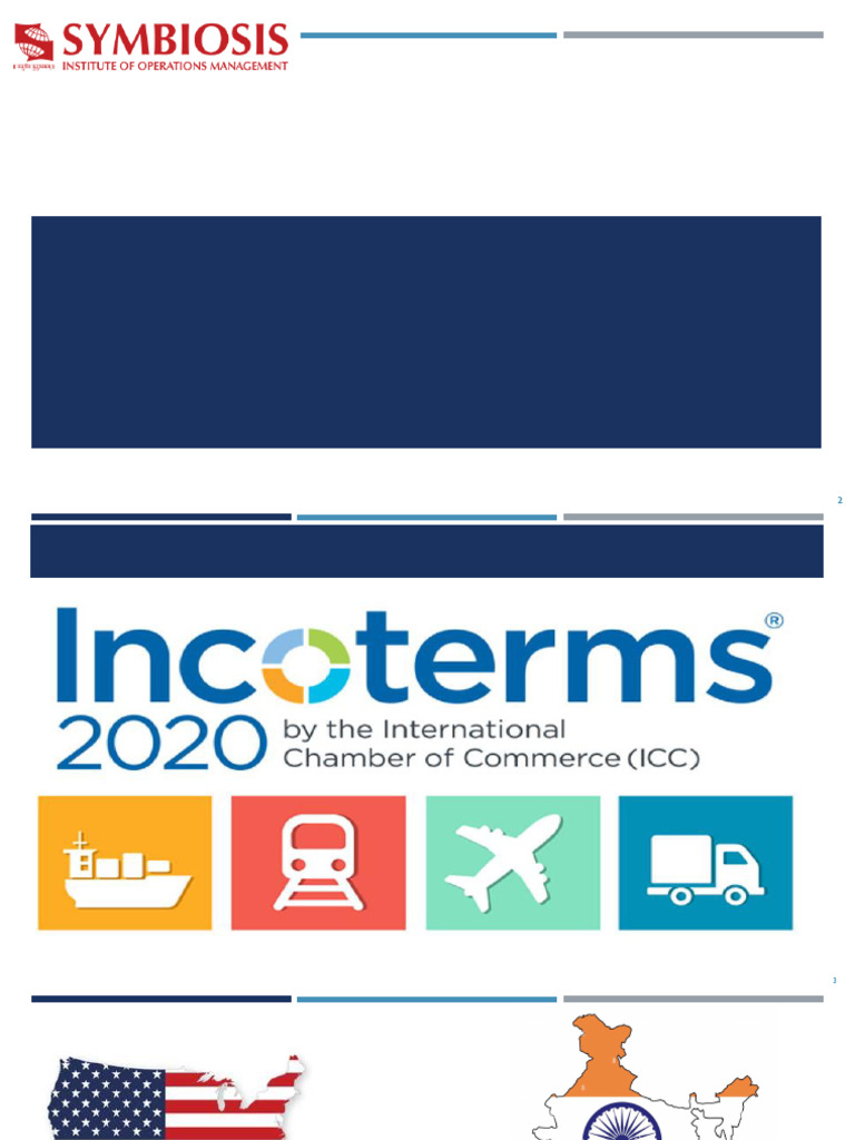 2 Incoterms | PDF | Cargo | Supply Chain Management