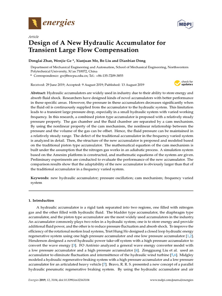 New Design Accumulator | PDF