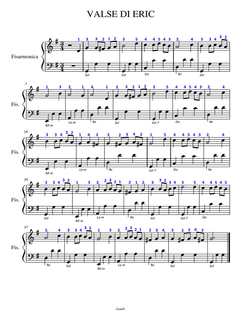 VALSE DI ERIC (1) | PDF