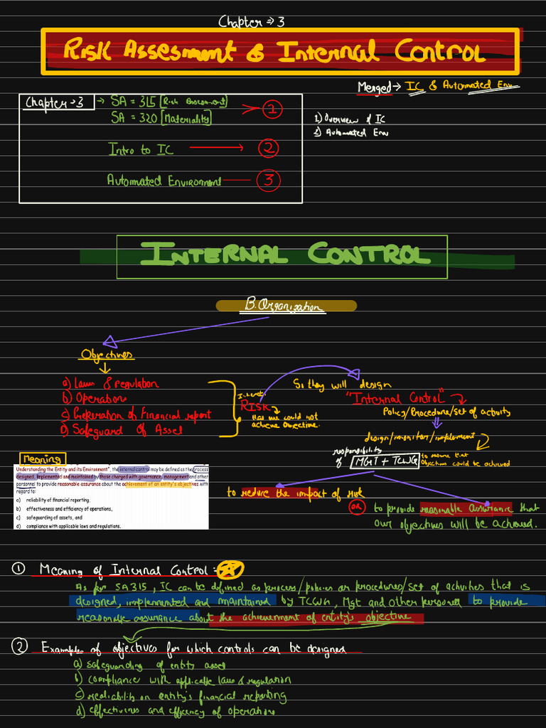 Risk Assessment & IC | PDF