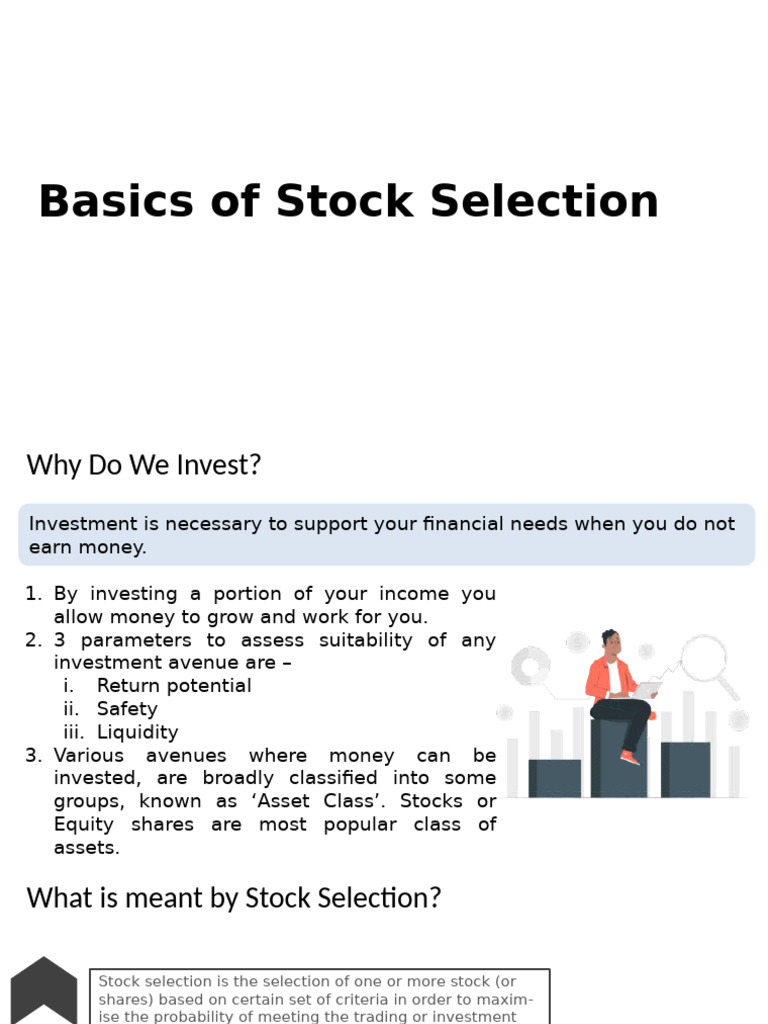Basics of Stock Selection | PDF