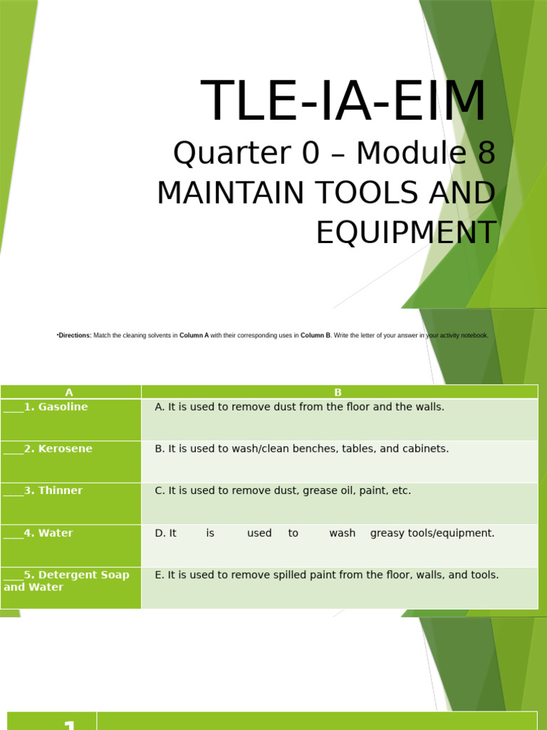 TLE-IA-EIM Powerpoint | PDF