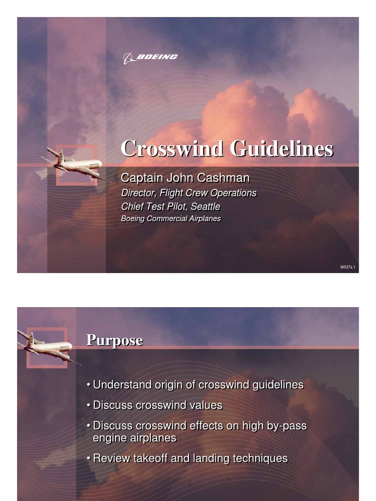 Crosswind Guidelines | Download Free PDF | Rudder | Aerospace