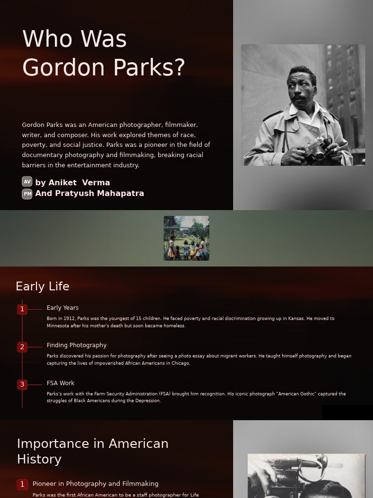 Who Was Gordon Parks | PDF