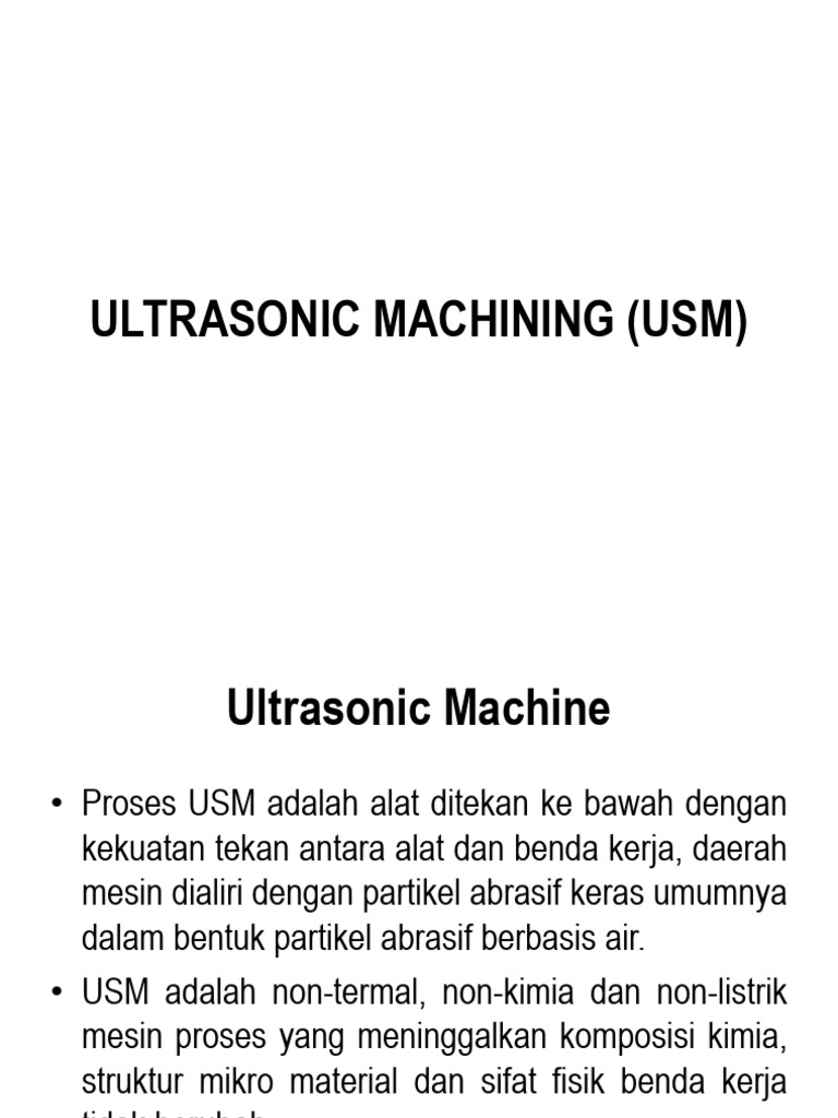 Tekman - Ultrasonic Machine | PDF | Sound | Technology & Engineering