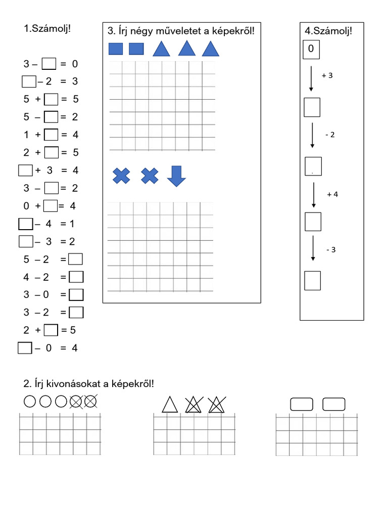 Matek Kivonás Gyakorló | PDF