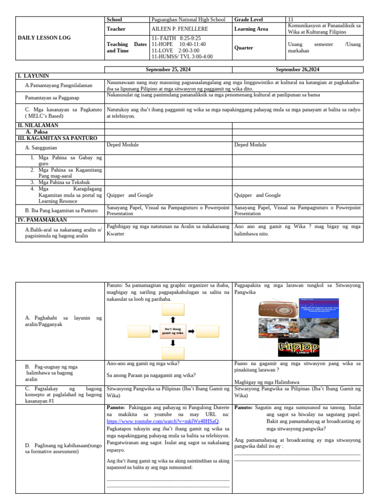 2nd Kwarter DLL MODULE 1 | PDF