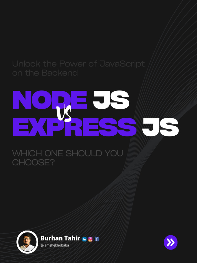 Nodejs Vs Expressjs | PDF