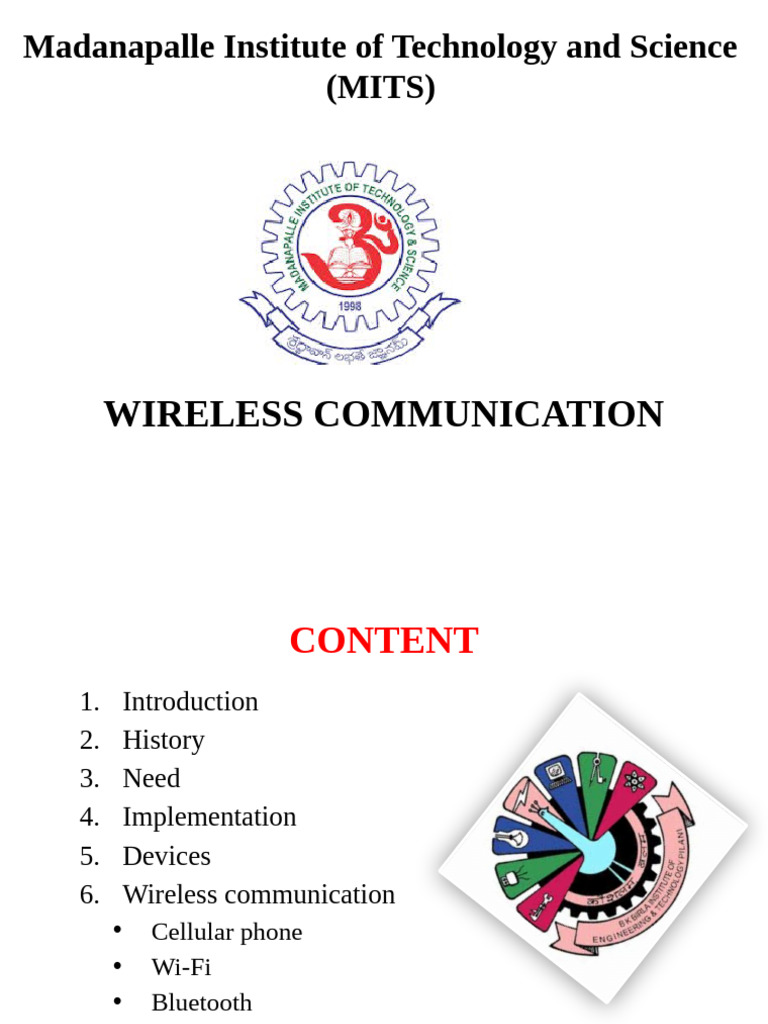 Wireless Communication Introduction | PDF