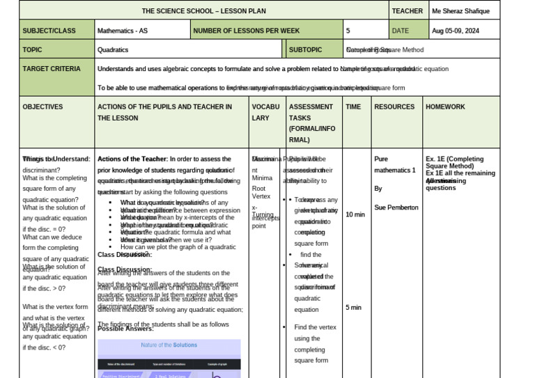 LP P1 W1 T1 by Sheraz 05-09 Aug 2024 | PDF