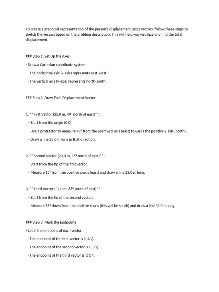 To Create A Graphical Representation Of The Person Pdf Cartesian Coordinate System