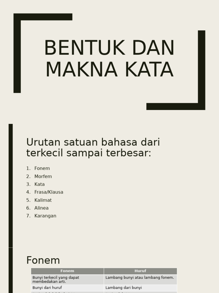 makna dan kata | PDF